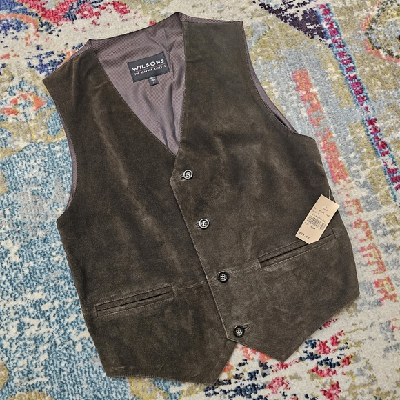 Wilsons Leather | Jackets & Coats | Vintage Wilsons Leather Suede Vest ...